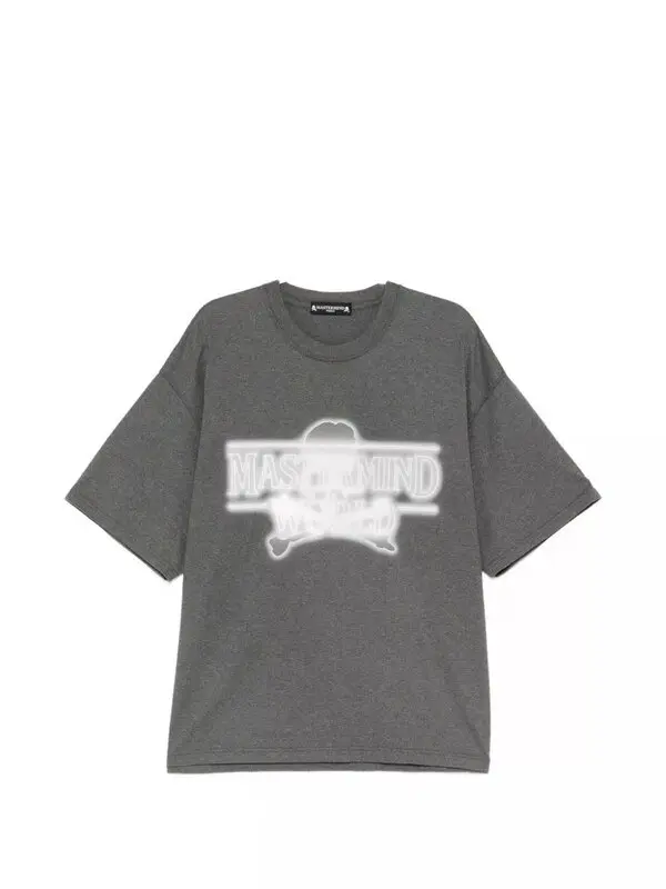 MASTERMIND WORLD Logo-print T-shirt - Grey
