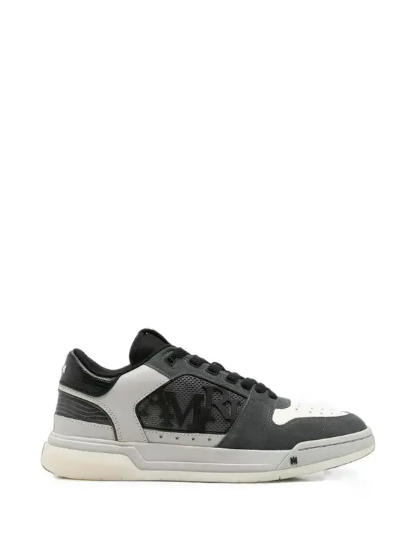 Amiri Classic Low Panelled Logo-patch Sneakers - Grey