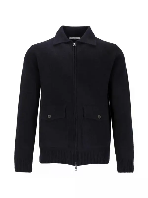 AL DUCA D’AOSTA 1902 Zip-up Flap-pocket Cardigan