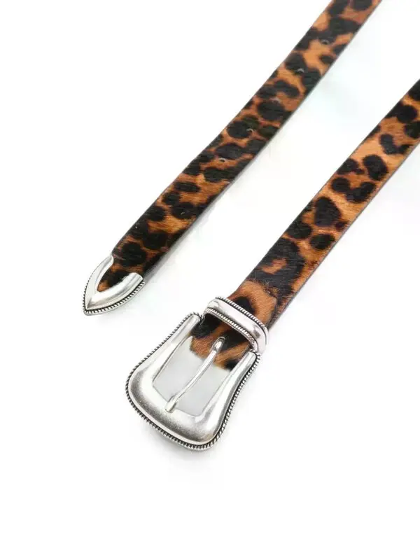 ERALDO Leopard-print Buckle-fastening Belt