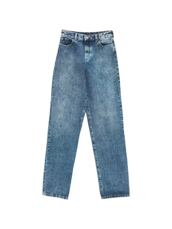 Emporio Armani Acid-wash Straight-leg Jeans