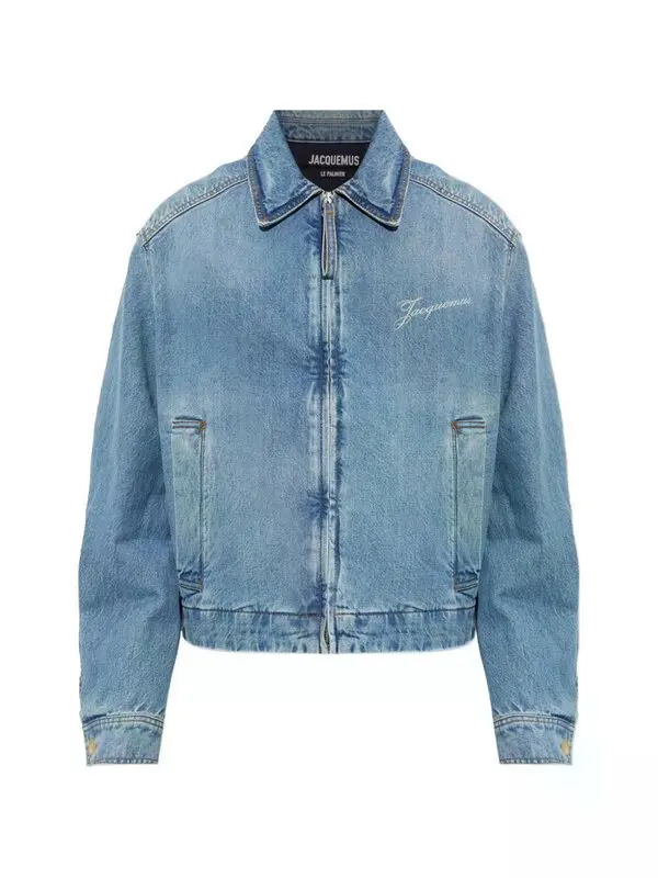 Jacquemus La Veste De-nîmes Canevas Jacket - Blue