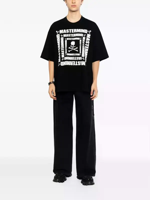 MASTERMIND WORLD Skull-print Logo-print T-shirt - Black