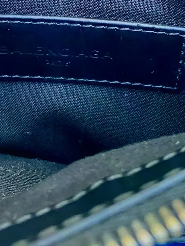 Balenciaga 2000s Embossed Clutch Bag