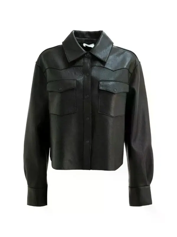 P.a.r.o.s.h Western-yoke Leather Jacket