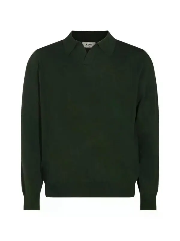 Altea Polo-collar Sweater - Green