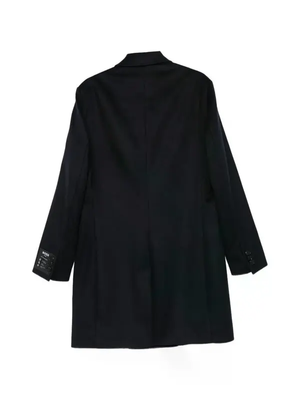 BOSS Notch-lapel Single-breasted Coat