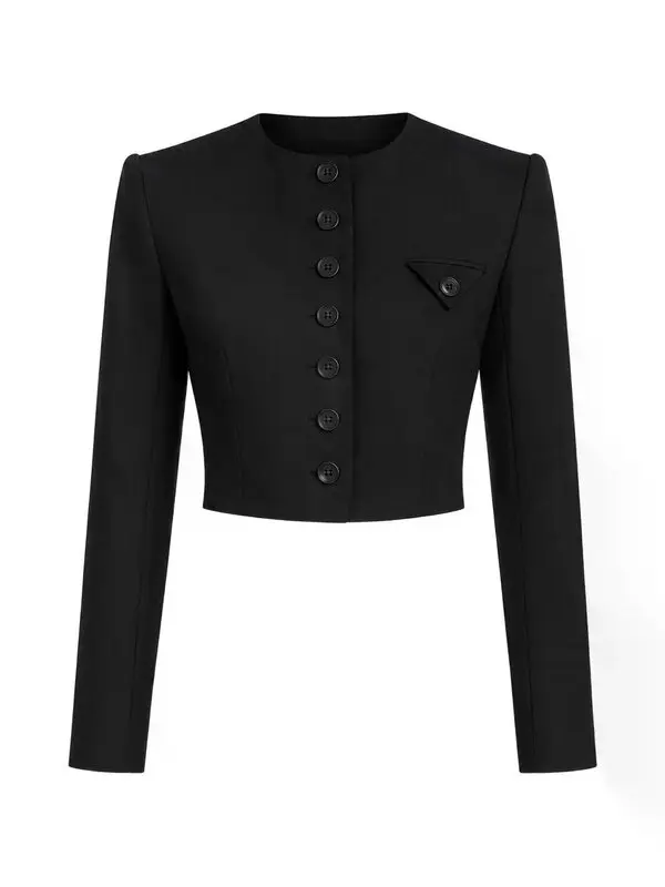 NISSA Cropped Tailored Blazer