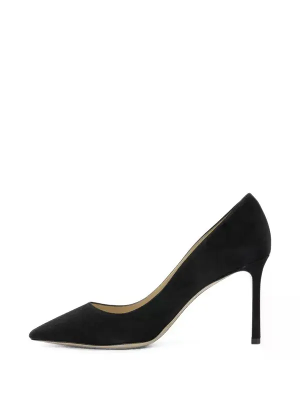 JIMMY CHOO Romy 85 Suede Pointed Pumps