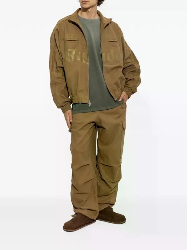 Rhude Rally Track Logo-print Zip-up Jacket