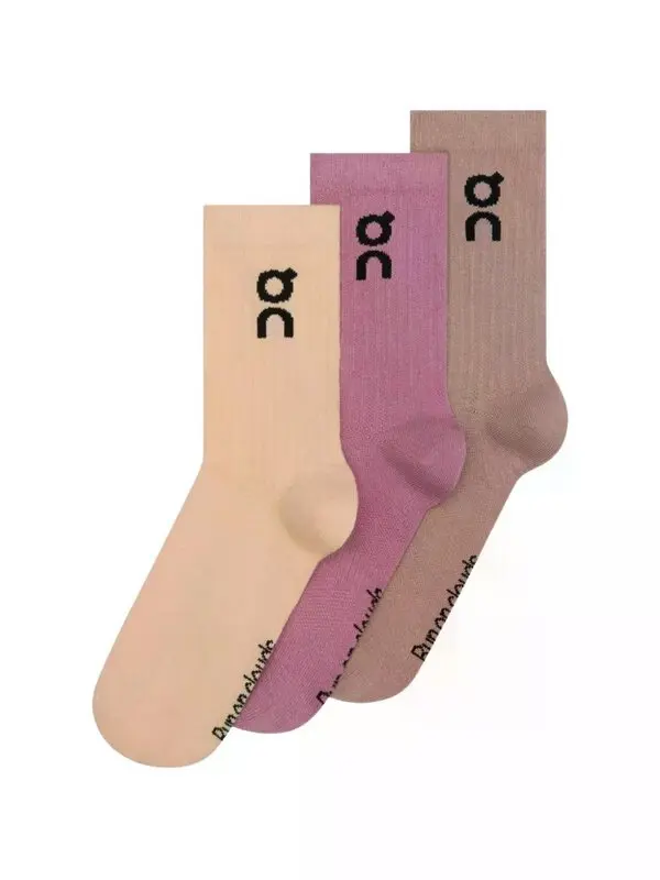 On Logo High Socks