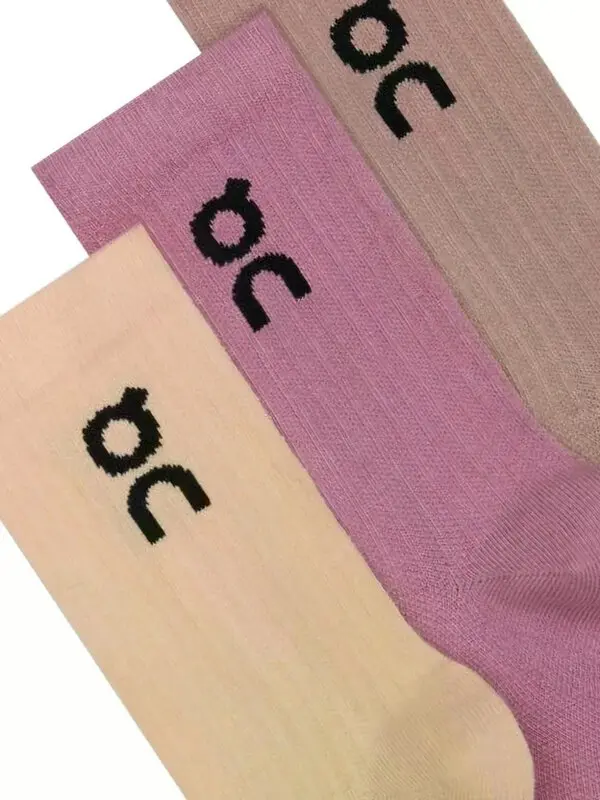 On Logo High Socks