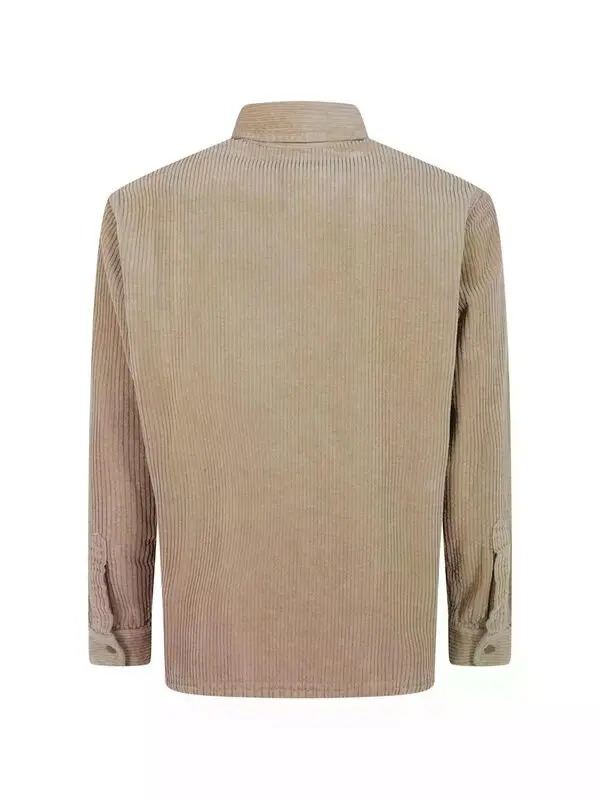 Aspesi Corduroy Zip-pocket Shirt