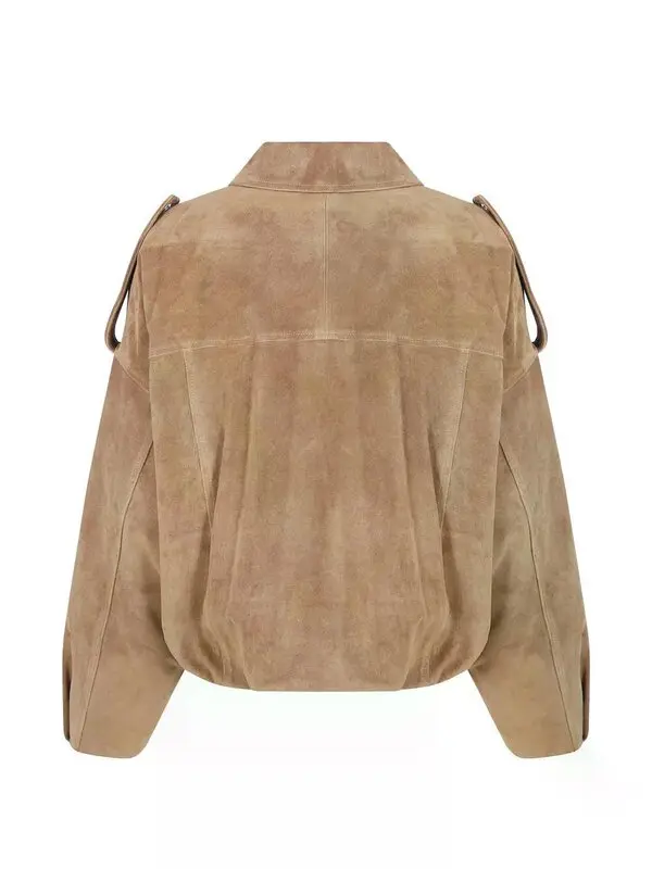 EMMETI Adele Suede Epaulette Jacket