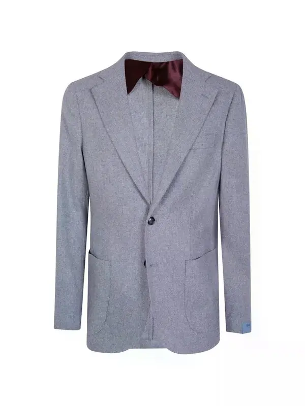 BARBA NAPOLI Single-breasted Wool Blazer