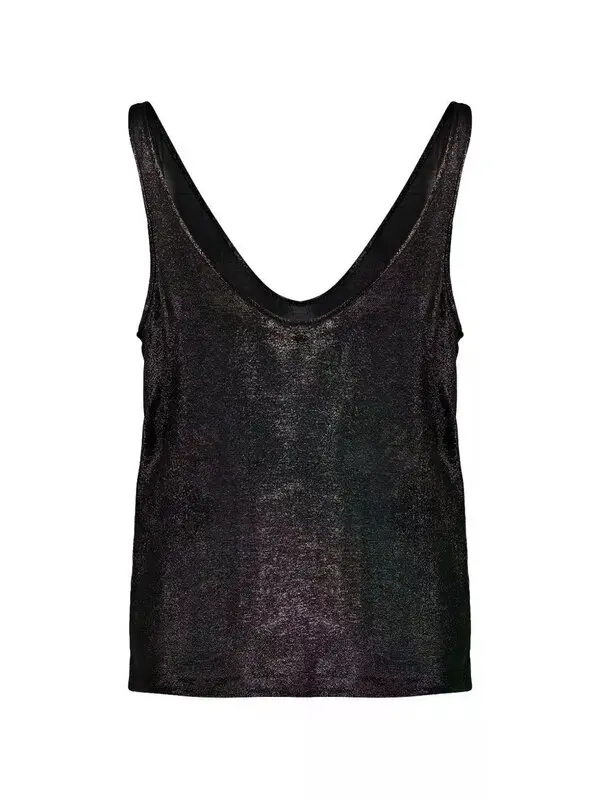 TOM FORD Metallic-effect Tank Top - Black