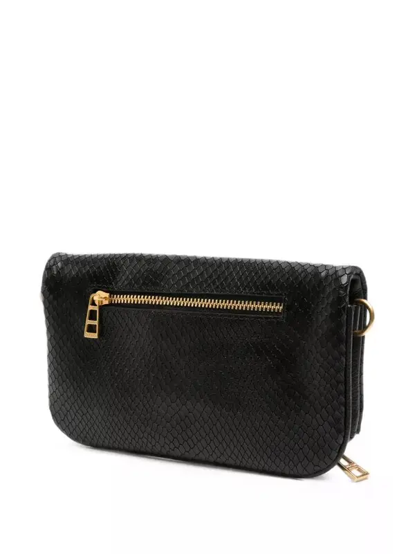 Zadig&Voltaire Rock Snake-effect Clutch Bag