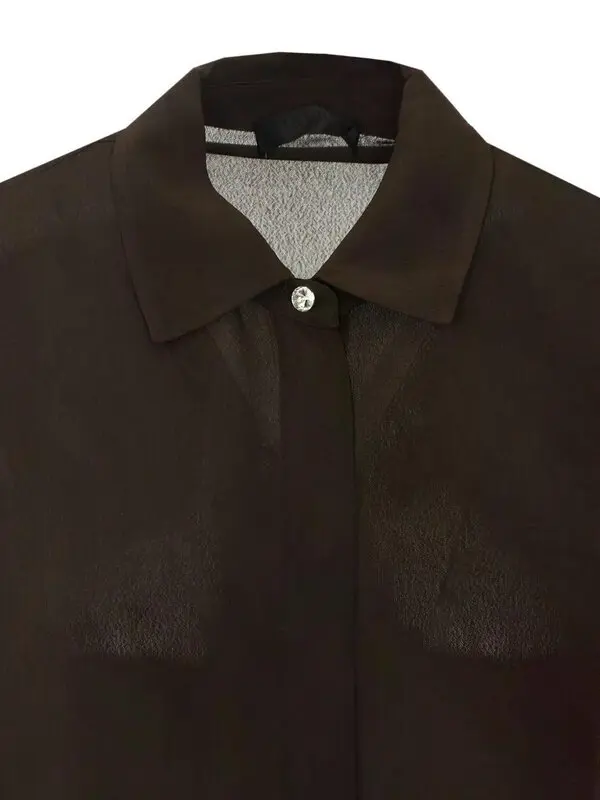 Liu Jo Crystal-embellished Long-sleeve Shirt
