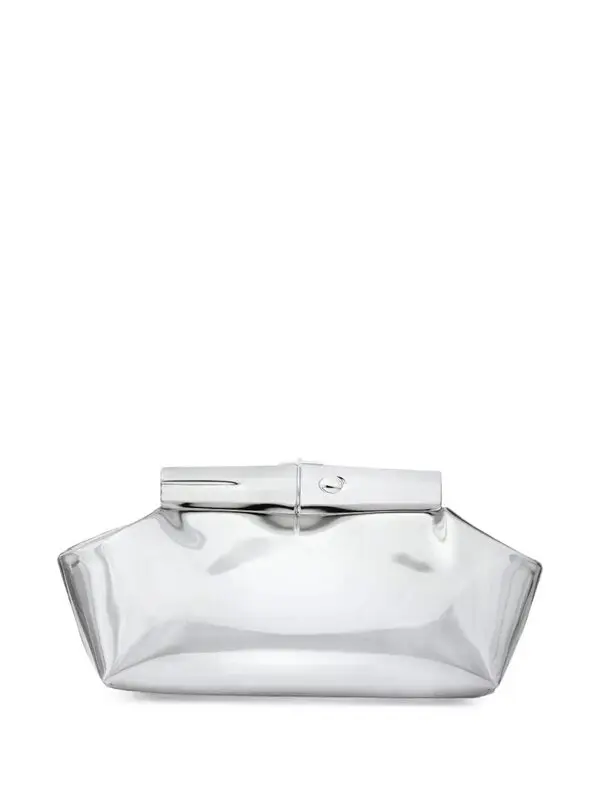 Longchamp Le Roseau S Pouch - Silver