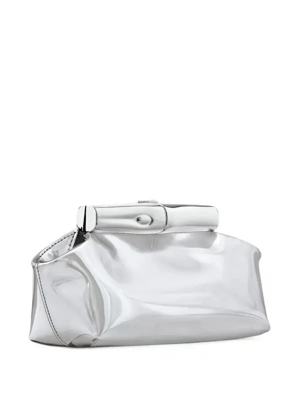 Longchamp Le Roseau S Pouch - Silver
