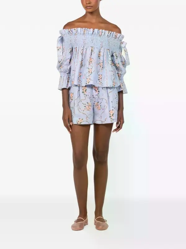 Agua Bendita Maratea Navegante Embroidered Shorts