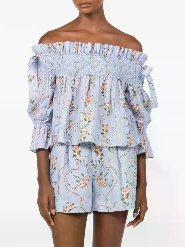 Agua Bendita Maratea Navegante Embroidered Shorts