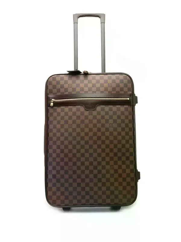 LOUIS VUITTON Damier Ebene Pégase 55 Travel Bag - Brown