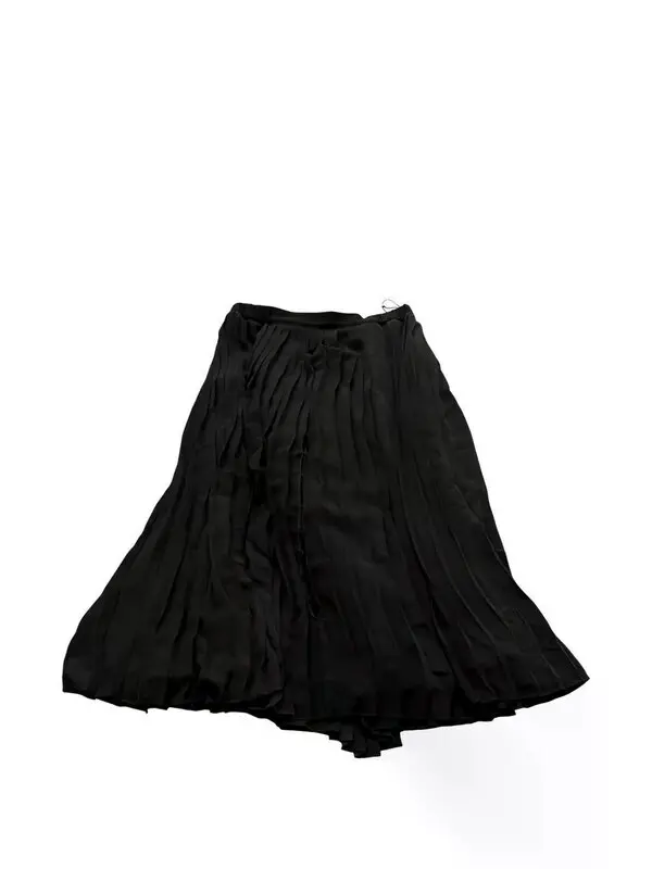 MAISON MARGIELA Pleated Midi Skirt - Black