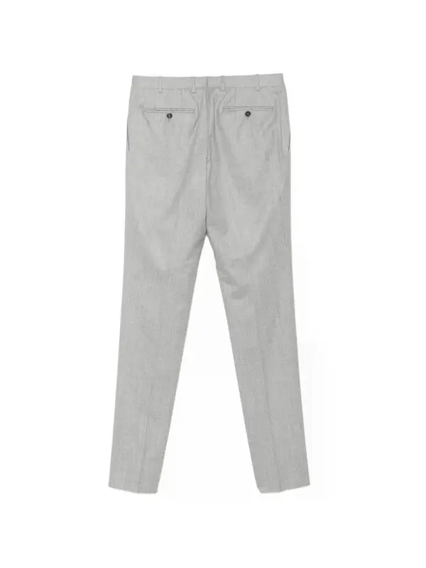 Canali Tailored Trousers With Pressed Crease