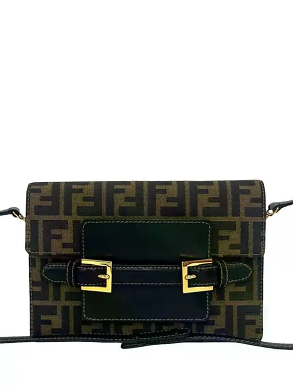 Fendi 20th Century Zucca Canvas Shoulder Bag - Brown