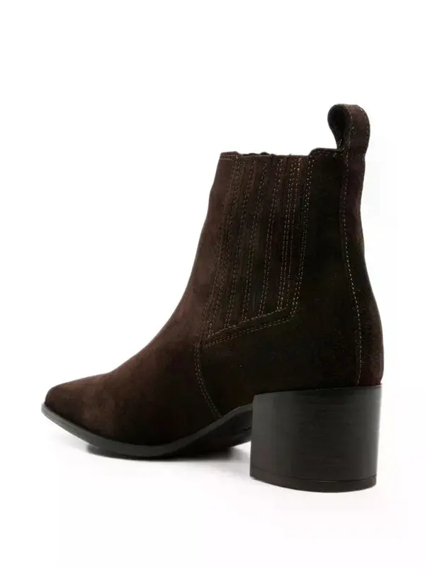 SUMMERY COPENHAGEN Pointed-toe Suede Chelsea Boots