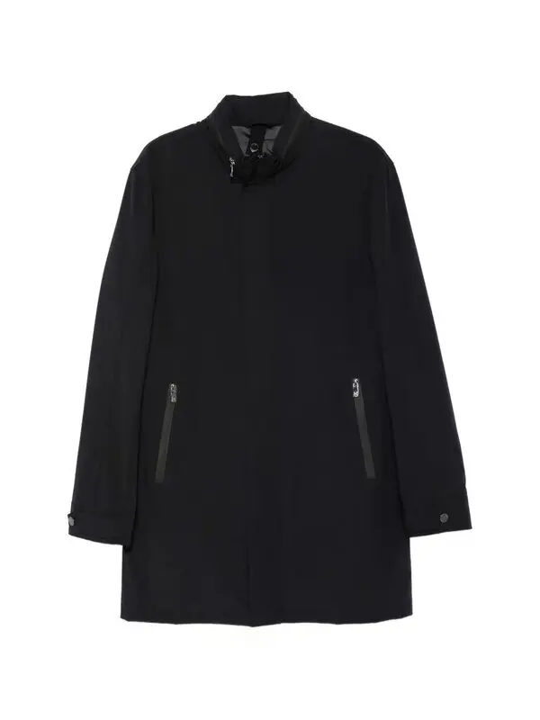 Corneliani High-neck Zip-pocket Coat