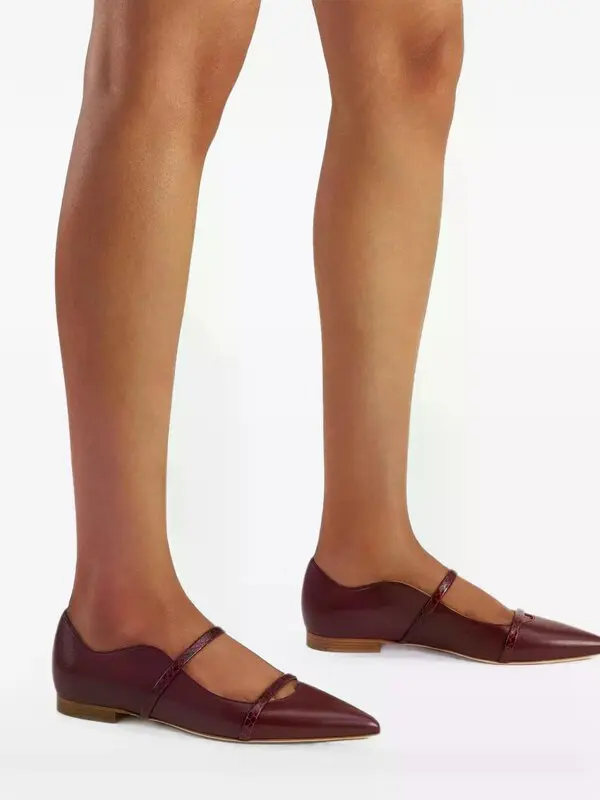 MALONE SOULIERS Maureen Leather Ballet Flats