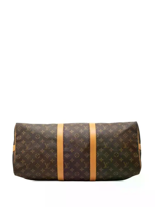LOUIS VUITTON Monogram Keepall Bandouliere 50 Travel Bag