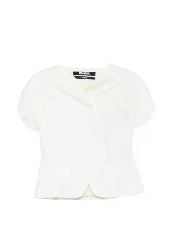 Jacquemus Ovalo Short-sleeve Blouse