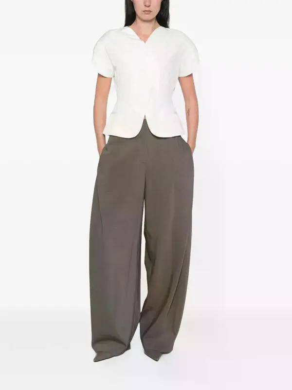 Jacquemus Ovalo Short-sleeve Blouse