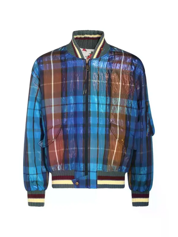 VIVIENNE WESTWOOD Plaid-pattern Bomber Jacket