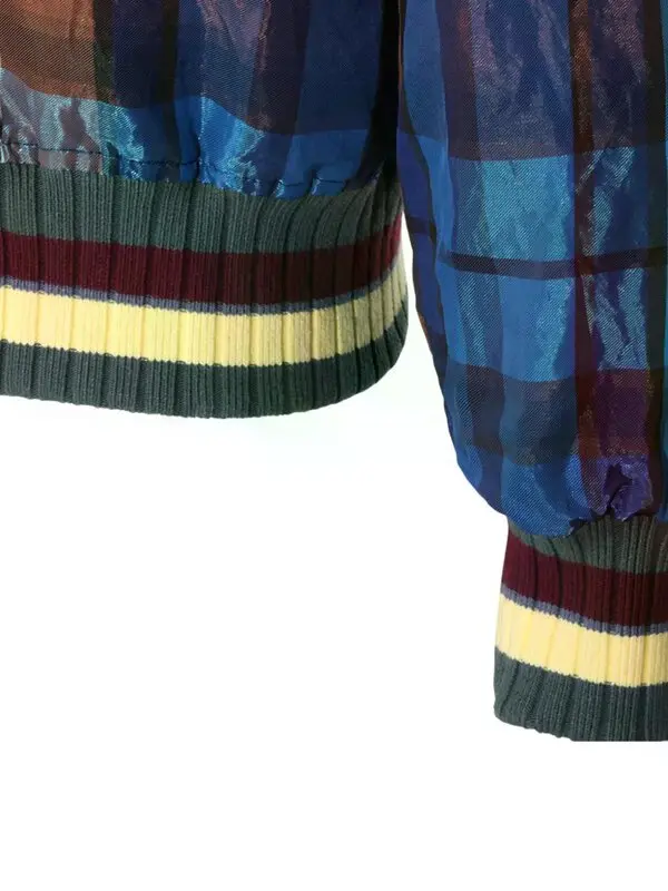 VIVIENNE WESTWOOD Plaid-pattern Bomber Jacket