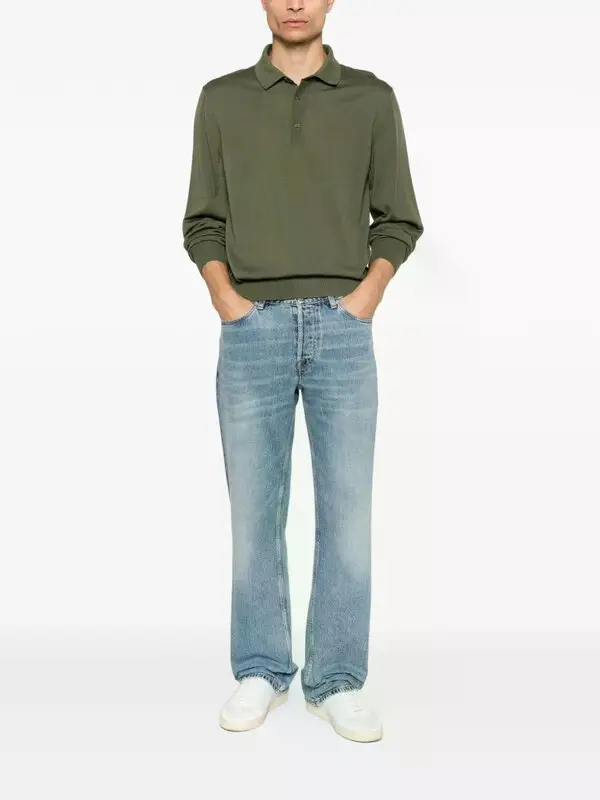 BOSS Long-sleeve Polo Shirt - Green
