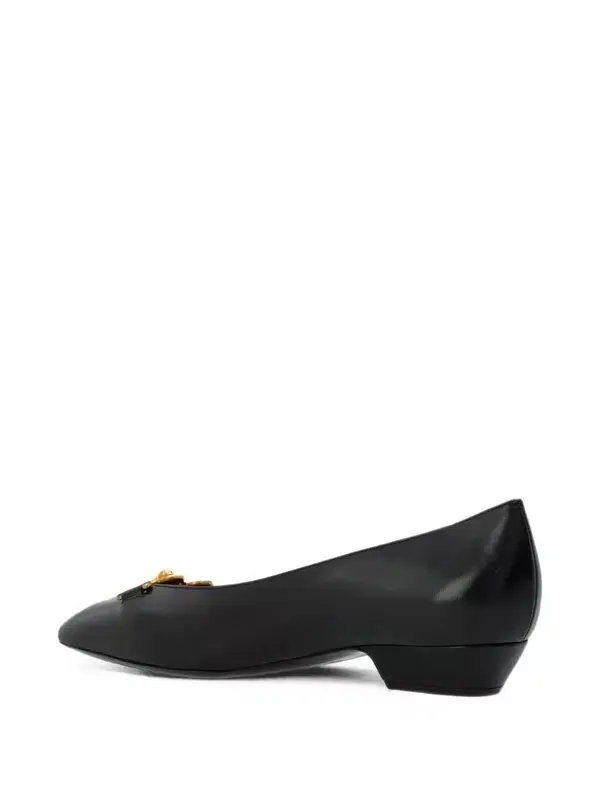 Versace Pointed-toe Ballet Flats