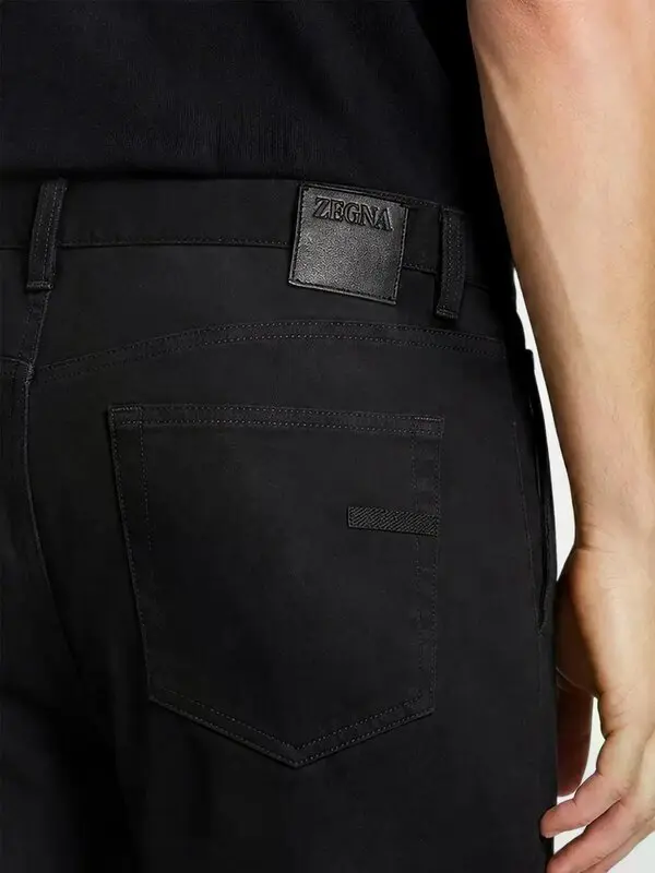 Zegna Logo-patch Jeans