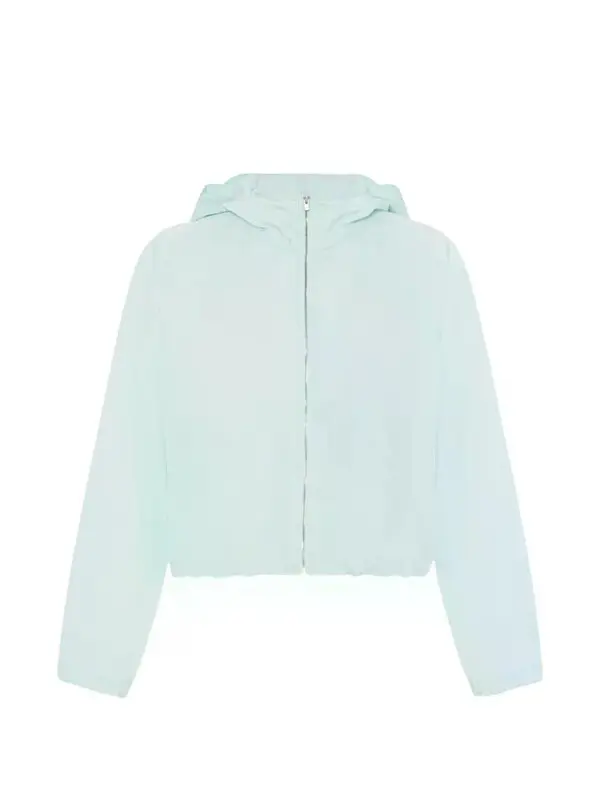 Another Tomorrow Hooded Blouson Jacket - Blue