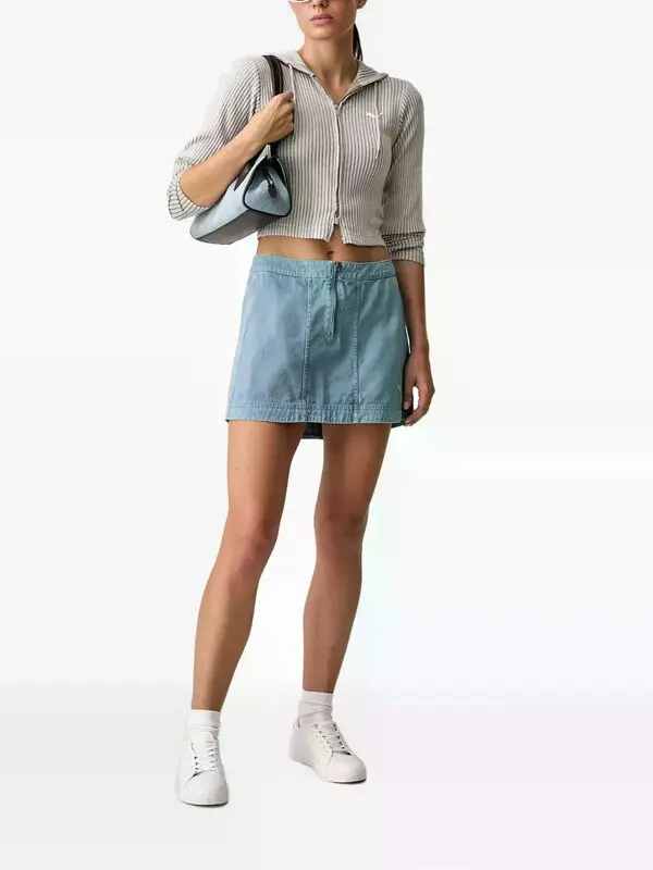 PUMA Logo-embroidered Zip-fastening Skirt