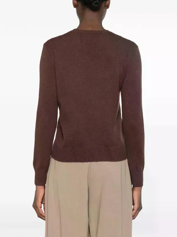 MC2 SAINT BARTH Crystal-embellished Wool Sweater
