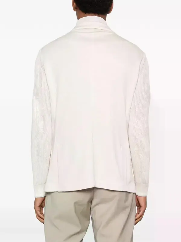 Eleventy Knit-sleeve Blazer