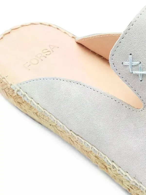 FORSA Emmanuel Suede Espadrilles - Blue