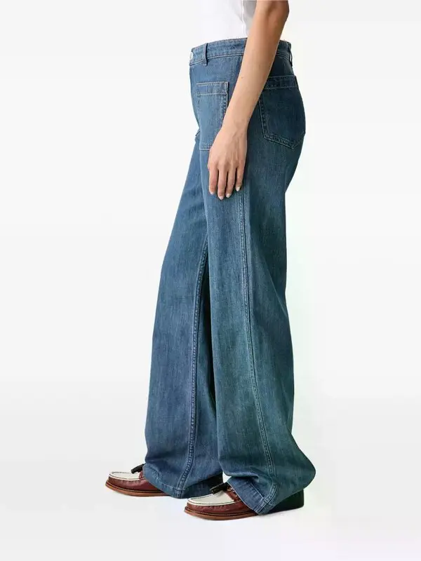 A.p.c. Victoria Patch-pocket Wide-leg Jeans