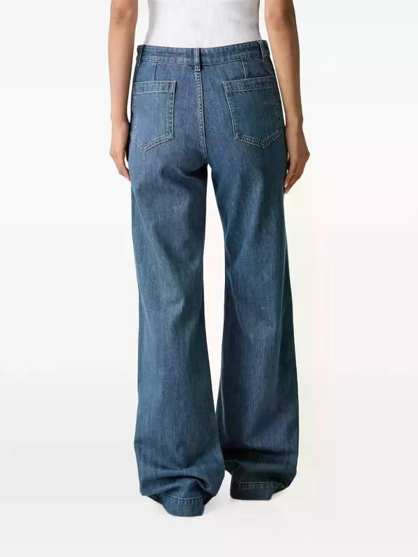 A.p.c. Victoria Patch-pocket Wide-leg Jeans