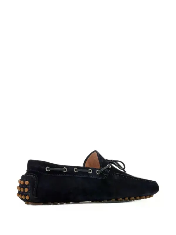 FORSA Bow-detail Suede Loafers