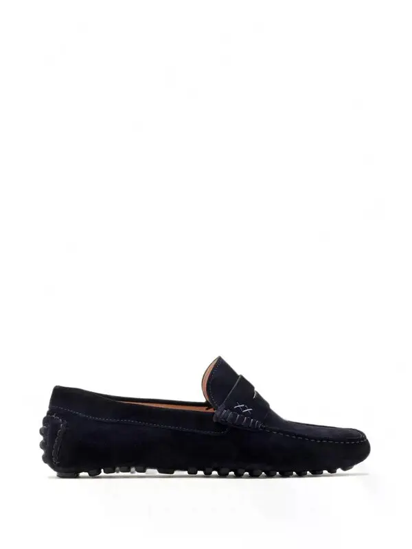 FORSA Frederick Suede Loafers - Blue